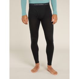 Icebreaker Merino 175 Everyday Thermo-Leggings mit Eingriff - Mann - Black - Größe XXL