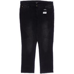 Ulla Popken Damen Jeans, schwarz, Gr. 48