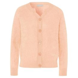 Strickjacke aus 100% Kaschmir include rosé