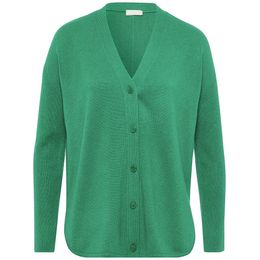 Strickjacke aus Schurwolle und Kaschmir include grün