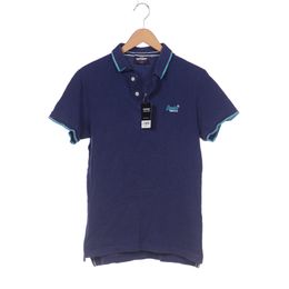 Superdry Herren Poloshirt, blau, Gr. 54