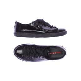 Prada Damen Sneakers, schwarz, Gr. 37.5