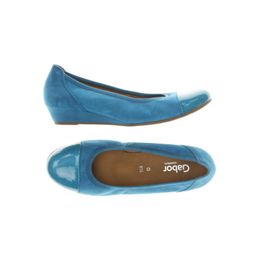 Gabor Damen Ballerinas, blau, Gr. 6.5