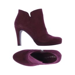 Tom Tailor Damen Stiefelette, bordeaux, Gr. 39