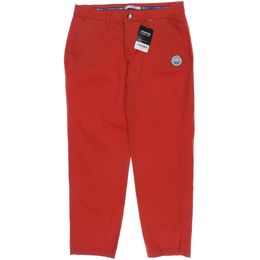 Tom Tailor Denim Damen Stoffhose, rot, Gr. 38