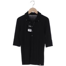 Marc Cain Damen Poloshirt, schwarz, Gr. 38