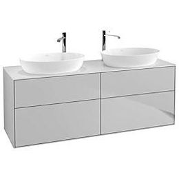 Villeroy & Boch Villeroy und Boch Finion Waschtischunterschrank F96100GJ 160x60,3cm, Abdeckplatte white matt, Light grey matt