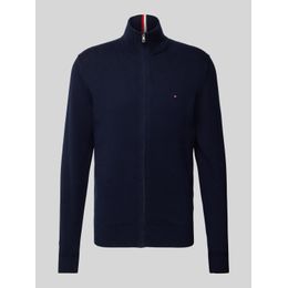 Tommy Hilfiger Strickjacke mit Stehkragen