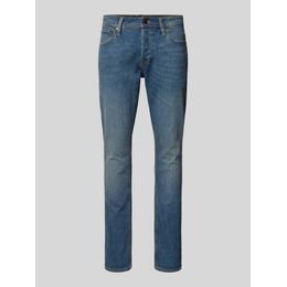 Jack & Jones Slim Fit Jeans mit 5-Pocket-Design Modell 'GLENN'