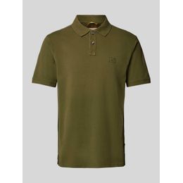 Camel Active Regular Fit Poloshirt mit Logo-Stitching