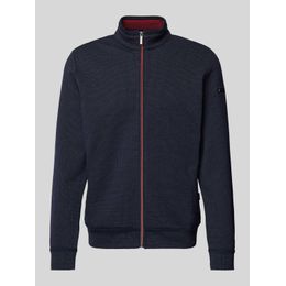 Bugatti Sweatjacke mit Stehkragen