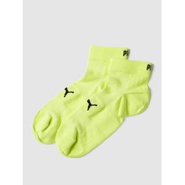 Puma Socken mit eingewebten Label-Details im 2er-Pack Modell 'Quarter'