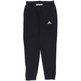 Adidas Herren Stoffhose, schwarz, Gr. 140