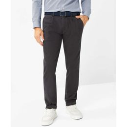 Bundfaltenhose Eurex By Brax "Style LUIS" Gr. 56, Normalgrößen, grau (dunkelgrau) Herren Hosen