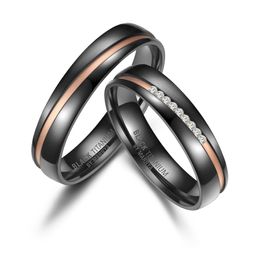 Verlobungsring MARRYA "BLACK TITANIUM by MARRYA" Fingerringe Gr. 48, Titan, schwarz (herren ring, schwarz, gold) Damen