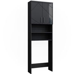 VICCO - Waschmaschinenschrank Irma, Anthrazit, 64 x 190.5 cm