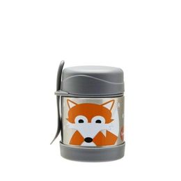 3 Sprouts - Stainless Steel Food Jar and Spork - Gray Fox