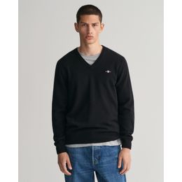 Gant Superfine Lambswool V-Neck Pullover