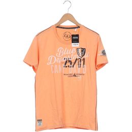 CAMP DAVID Herren T-Shirt, orange, Gr. 52