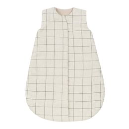 nobodinoz - L1N0 Baby Schlafsack, 0-6 Monate, charcoal grid (mittelwarm)