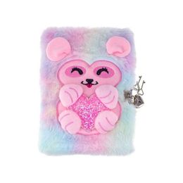 Tinka Plush Diary with Lock - Fantasy Animal