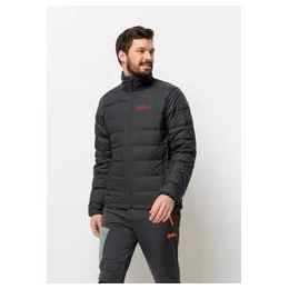 Daunenjacke Jack Wolfskin "ATHER DOWN JKT M" Gr. S (48), grau (phantom) Herren Jacken