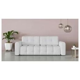 3-Sitzer Inosign "Manilla" Sofas Gr. B/H/T: 244cm x 91cm x 117cm, Boucle, ohne Bettfunktion und Bettkasten, grau (hellgrau)