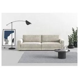 Big-Sofa Trendmanufaktur "Bourbon" Sofas Gr. B/H/T: 264cm x 84cm x 126cm, Breitcord, XXL mit Sitztiefenverstellung, beige (sand) extra tiefe Sitzfläche, wahlweise mit Sitztiefenverstellung bestellbar