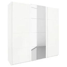 Schwebetürenschrank Rauch "Kleiderschrank Schrank Garderobe Wäscheschrank BESTSELLER KEPAN" Schränke Gr. B/H/T: 203 cm x 210 cm x 62 cm, 3 St., weiß inkl. Schubladen-Einsatz und extra Einlegeböden MADE IN GERMANY