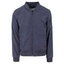 Allwetterjacke Urban Classics "Urban Classics Herren Light Bomber Jacket" Gr. M, blau (navy) Herren Jacken