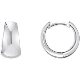 Paar Creolen Thomas Sabo "Schmuck Silber 925 Ohrringe Trapezform, CR740-001, CR740-413" Gr. Silber 925 (Sterlingsilber), silberfarben Damen