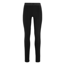 Leggings BOSS Orange "C_Estretch" Gr. L (40), N-Gr, schwarz (black 001) Damen Hosen Naht-Details auf der Vorderseite