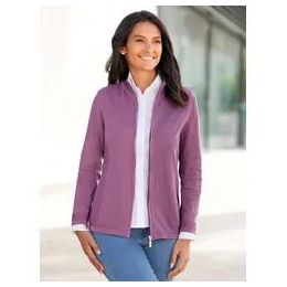 Strickjacke Casual Looks Gr. 54, lila (violett) Damen Strickjacken