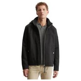 Marc O'Polo Outdoorjacke MARC O'POLO "mit abnehmbarer Kapuze" Gr. 3XL, schwarz Herren Jacken