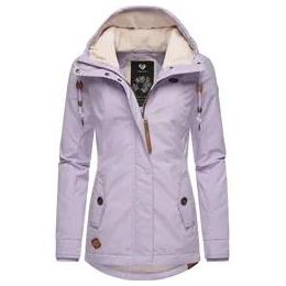 Winterjacke Ragwear "Monade" Gr. XS (34), lila (lavender) Damen Jacken Winterparka mit Kapuze und m. Fleece gefüttert