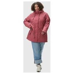 Wintermantel Ragwear "Monadis Rainy II Intl." Gr. 4XL (48), rosa Damen Mäntel sportlicher, wasserdichter Parka für den Winter