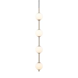 Umage - Audrey 4 LED Pendelleuchte, Messing / Opalglas