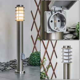 hofstein Tunes Wegeleuchte Nickel-Matt, 1-flammig