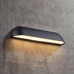 Nordlux LED-Außenwandleuchte Front 36, schwarz