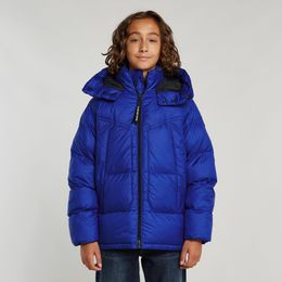 G-Star Raw Kids Whistler Padded Hooded Jacke - Mittelblau - jungen