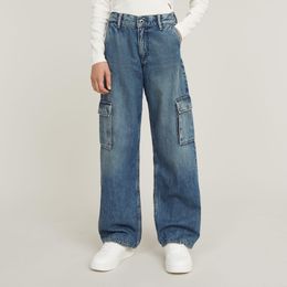 G-Star Raw Kids Mega Cargohose - Mittelblau - mädchen