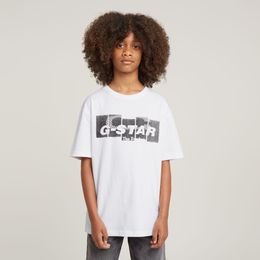 G-Star Raw Kids T-Shirt Boxy - Weiß - jungen