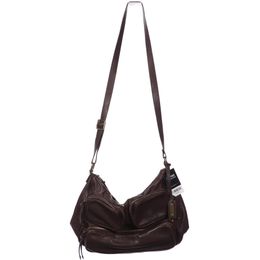 Abro Damen Handtasche, braun, Gr.