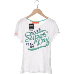 Superdry Damen T-Shirt, weiß, Gr. 38