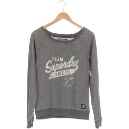 Superdry Damen Sweatshirt, grau, Gr. 42