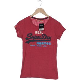 Superdry Damen T-Shirt, pink, Gr. 36