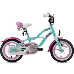 Kinderfahrrad Bikestar "Cruiser" Fahrräder Gr. 20,6cm, 12 Zoll (30,48cm), blau (mint) Kinder