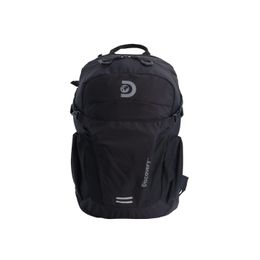 Sportrucksack DISCOVERY "Body Spirit" Gr. B: 28.5 cm, schwarz Rucksäcke aus robustem Nylon-Material