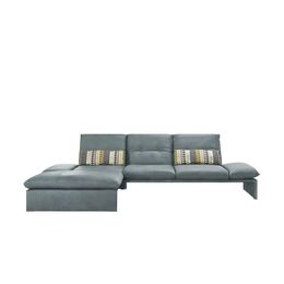 Koinor Leder-Ecksofa Humfrey ¦ blau ¦ Maße (cm): B: 314 H: 93 T: 159