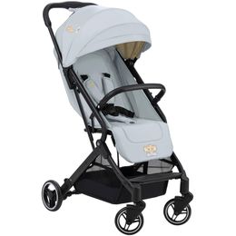 Kinder-Buggy hauck "Travel N Care, Simba grey" grün (simba olive) Baby Kinderwagen leicht; bis 22 kg belastbar; inkl. Schulter-Tragegrut